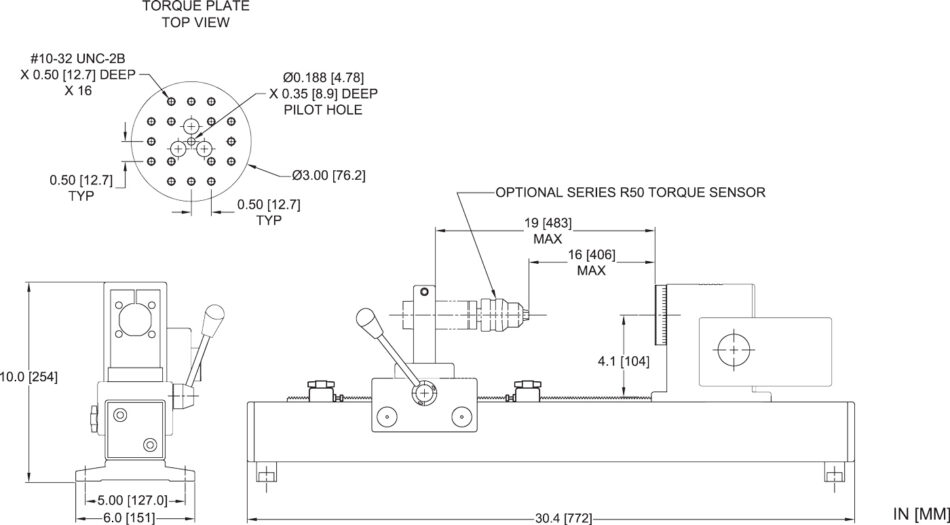 TSTMH-DC-2 Mark-10 Motorized Torque Test Stand - MRM Metrology