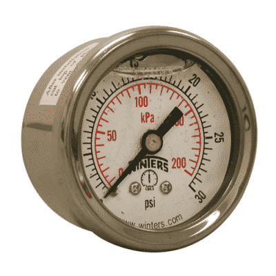 PFQ1133 Winters Dial Pressure Gauge (0 to 5000) psi